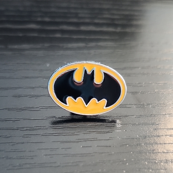DC Comics | Jewelry | Batman Logo Inspired Enamel Pin | Poshmark